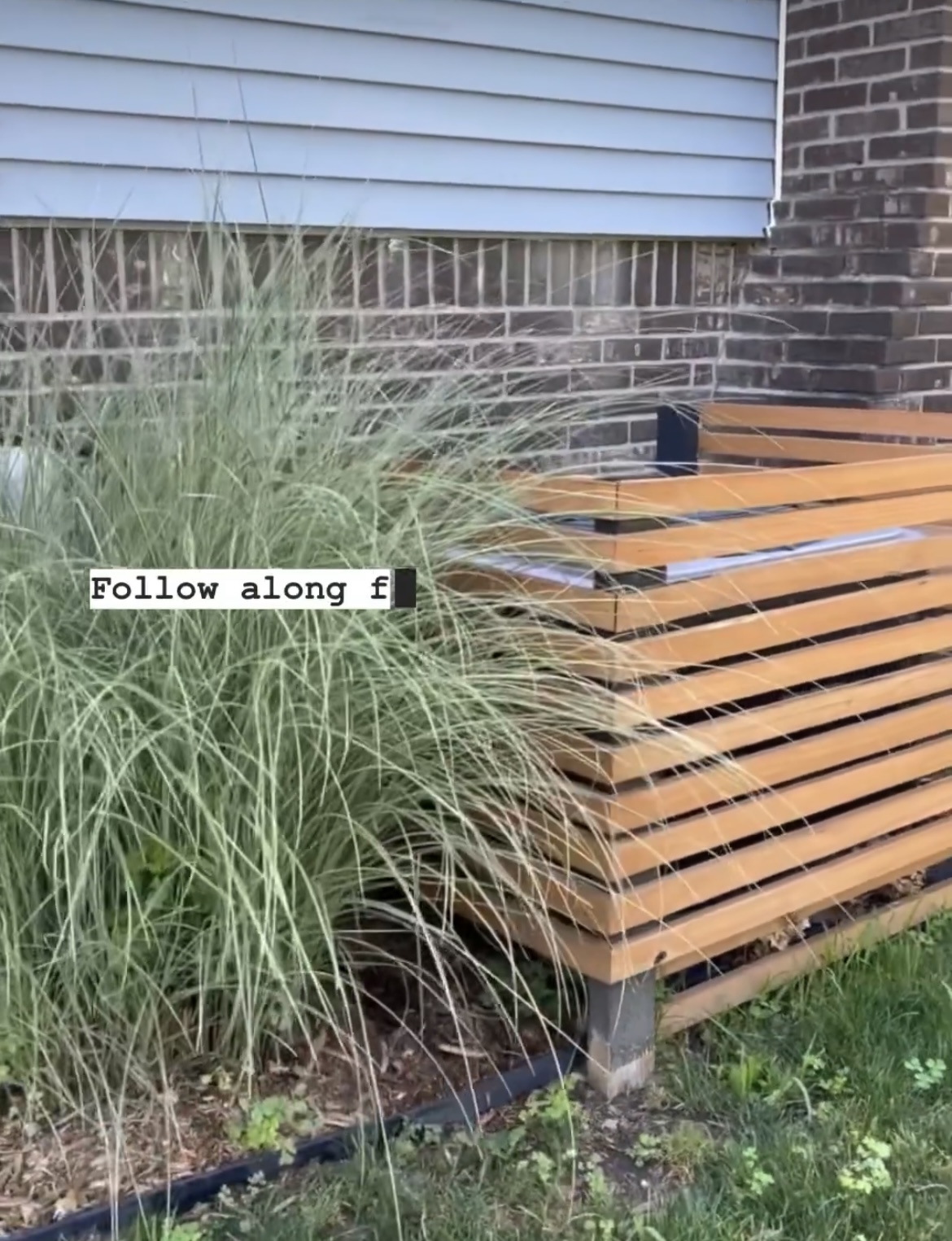 DIY Air Conditioner Fence Cover - It's Honey Done
